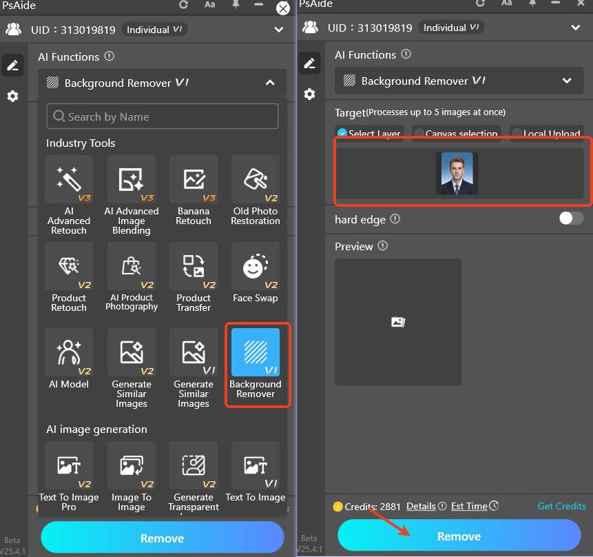 How to Change ID Photo Background in One Click with Photoshop ...